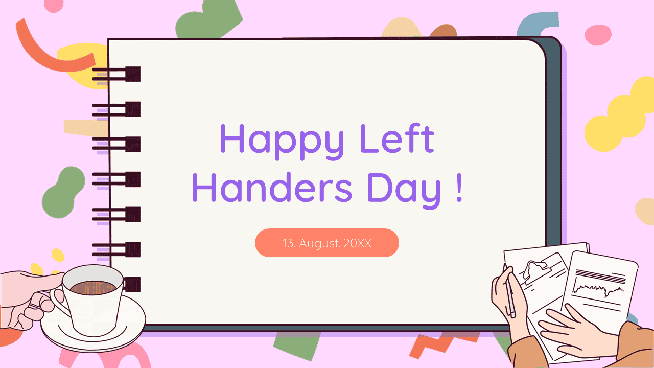 Left Handers Day Free Presentation Template