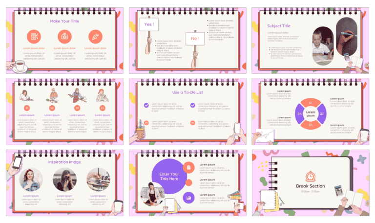 Left Handers Day Free Presentation Template