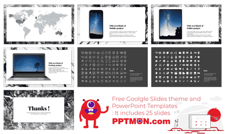 Marble Collection Free Presentation Template