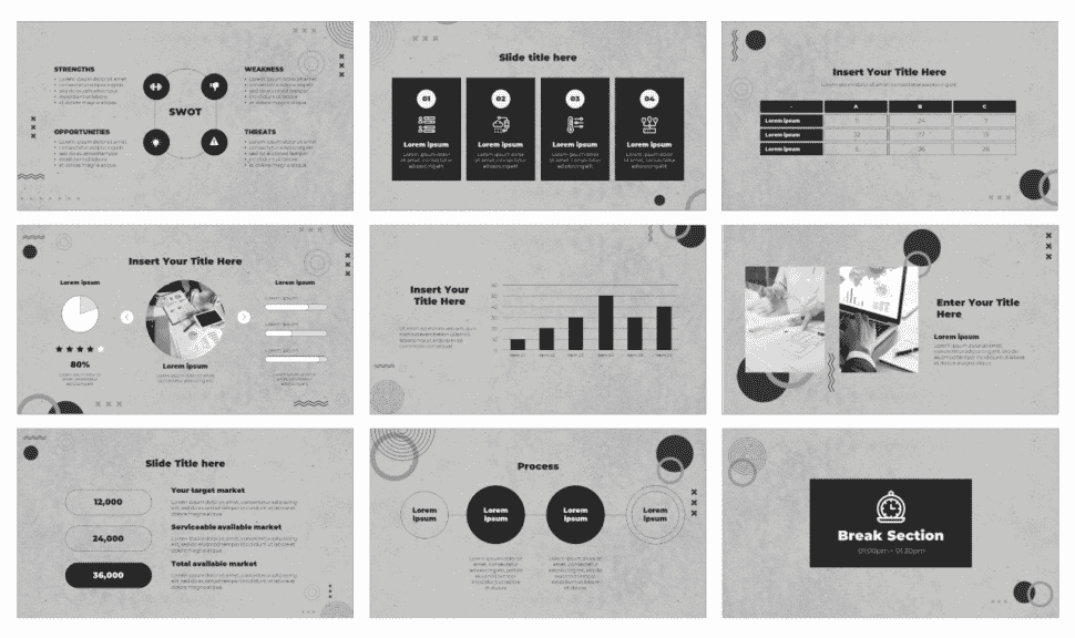 Modern Company Profile Free Google Slides Theme PowerPoint Template