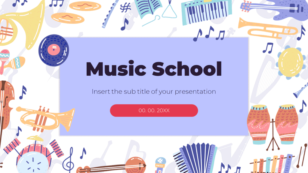 Music - Free Powerpoint templates and Google Slides themes