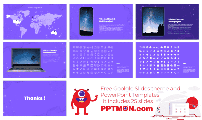 Network Connection Free Presentation Template