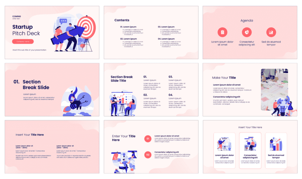 Startup Pitch Deck Free Presentation Template
