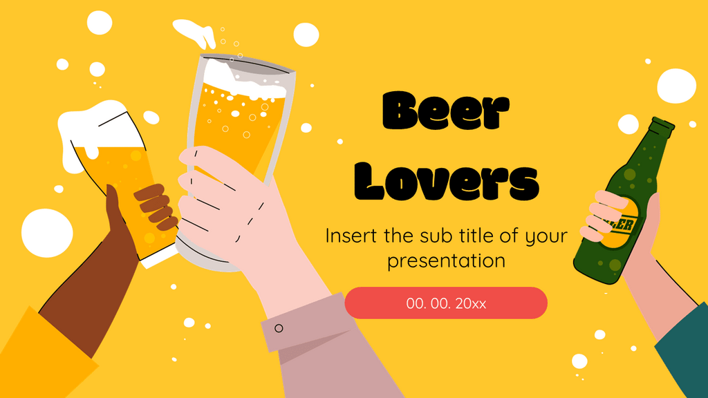 Drinking - Free Powerpoint templates and Google Slides themes