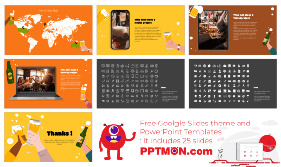 Beer Lovers Free Google Slides Theme and PowerPoint Template