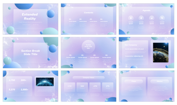 Extended Reality Free Google Slides Theme PowerPoint Template