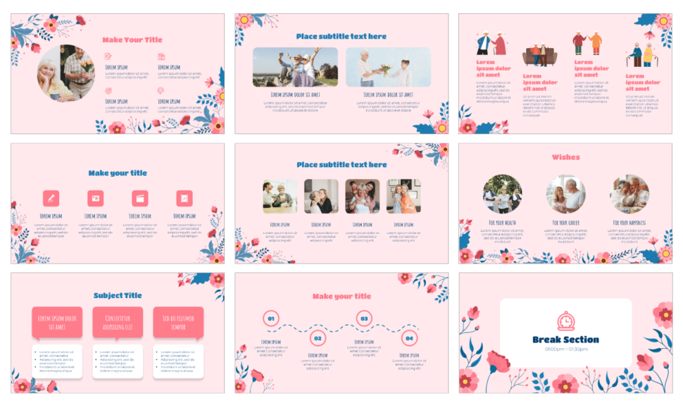 Happy Grandparents Day Free Google Slides PowerPoint Template