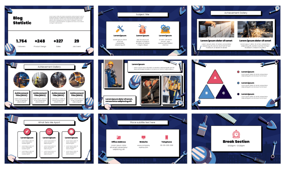 Happy Labor Day Free Google Slides Theme PowerPoint Template