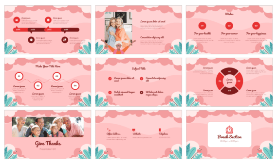 International Day of Older Persons Google Slides Theme Template