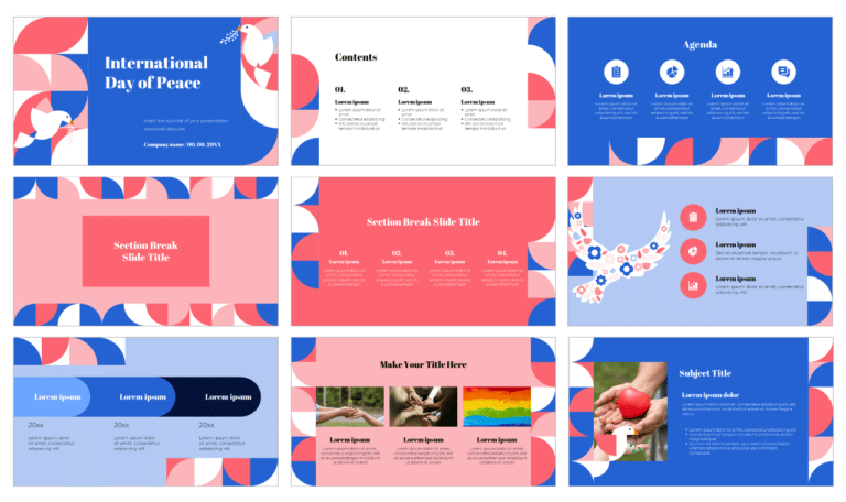 International Day of Peace Google Slides PowerPoint Template