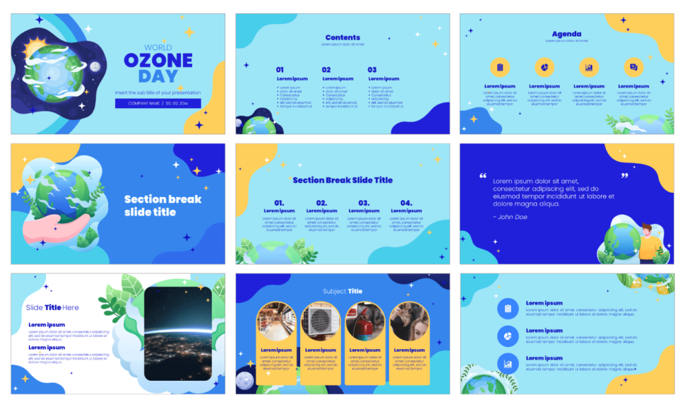 Ozone Day Free Google Slides Theme and PowerPoint Template