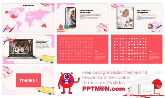 School Starts Free Google Slides Theme PowerPoint Template