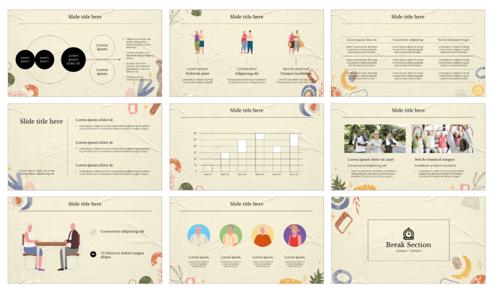 Senior Citizens Free Google Slides Theme PowerPoint Template