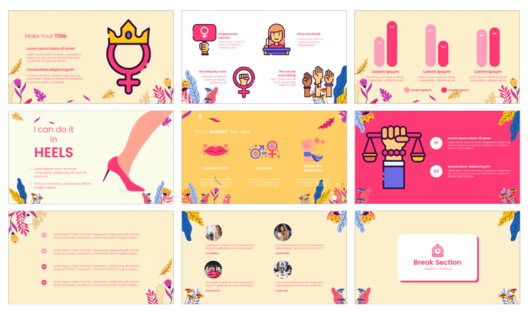 Women's Equality Day Free Google Slides PowerPoint Template