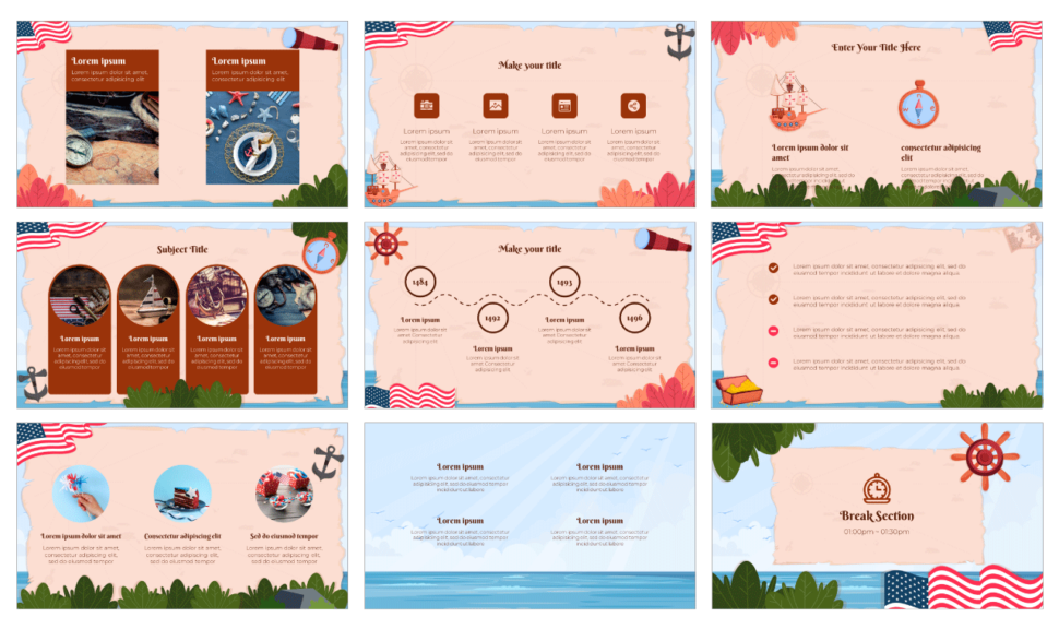 Columbus Day Free Google Slides Theme PowerPoint Template