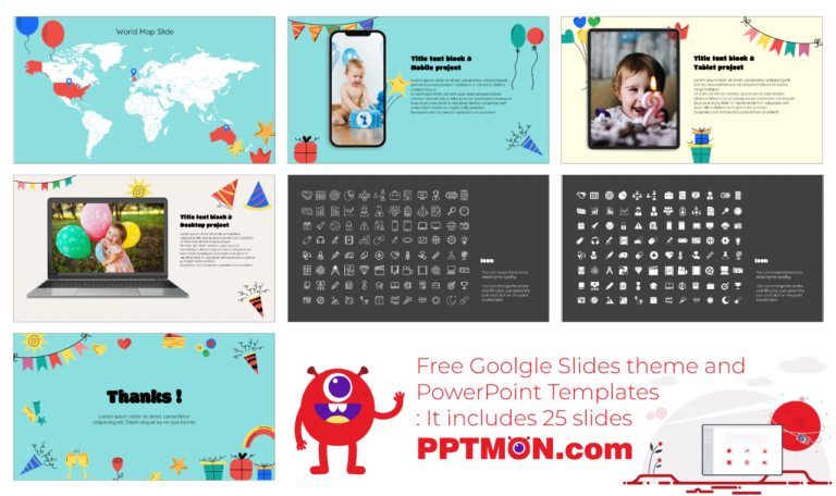 Happy Birthday Party Free Google Slides and PowerPoint Template
