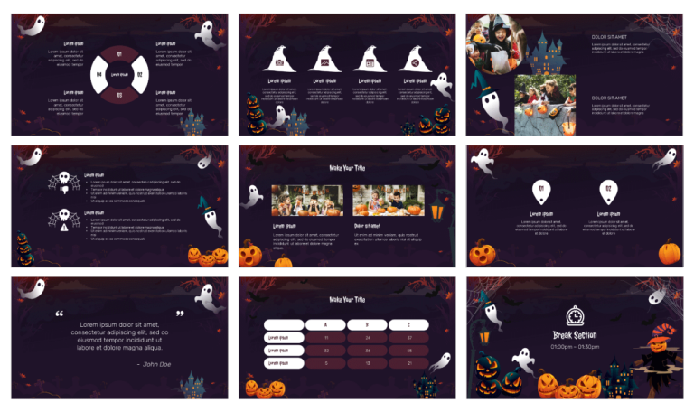 Happy halloween Day Free Google Slides PowerPoint Template