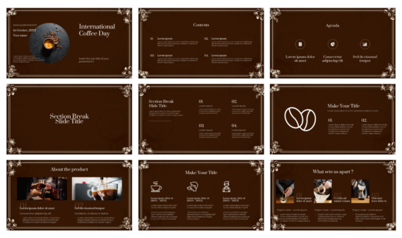 International Coffee Day Free Google Slides PowerPoint Template