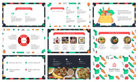 Vegetarian Day Marketing Google Slides PowerPoint Template