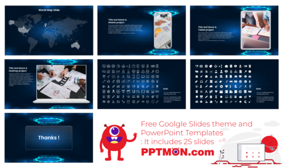 Big Data Free Presentation Template for Google Slides PowerPoint