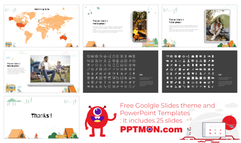 Happy Camping Day Free Google Slides and PowerPoint Template