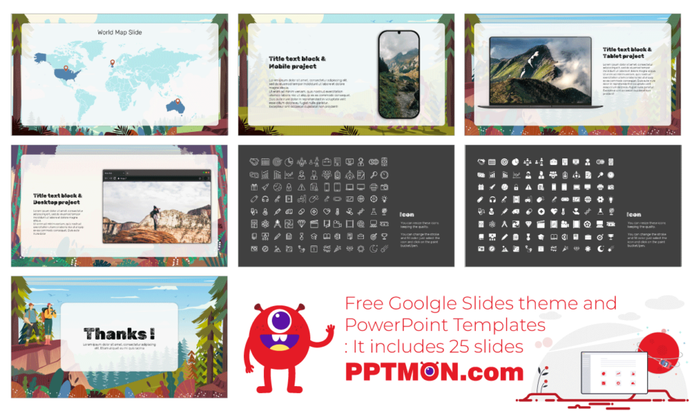 National Hiking Day Free Google Slides and PowerPoint Template