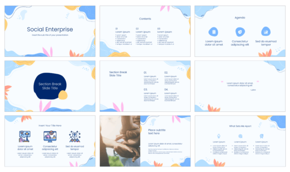 Social Enterprise Free Google Slides Template PowerPoint Theme