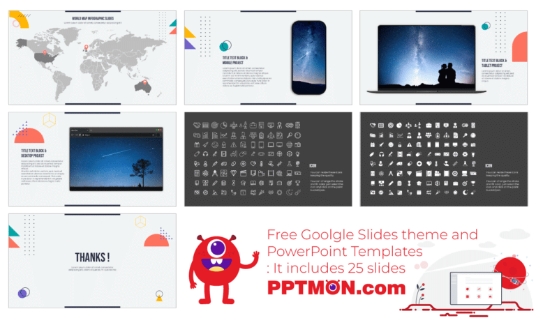 Abstract Design Newsletter Google Slides PowerPoint Template
