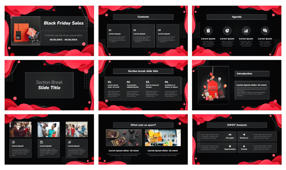 Black Friday Sales Free Google Slides and PowerPoint Template