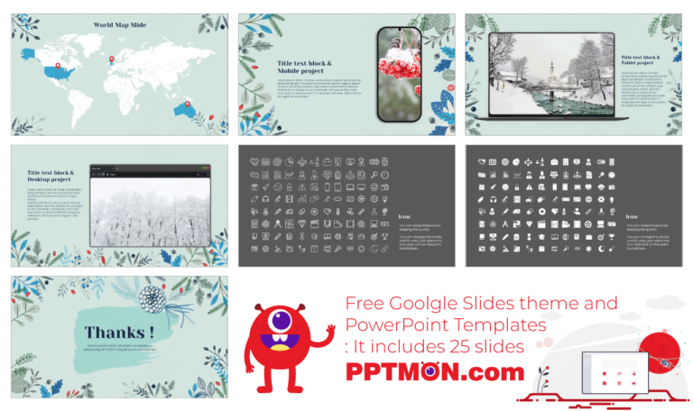 Happy Winter Season Free Google Slides PowerPoint Template