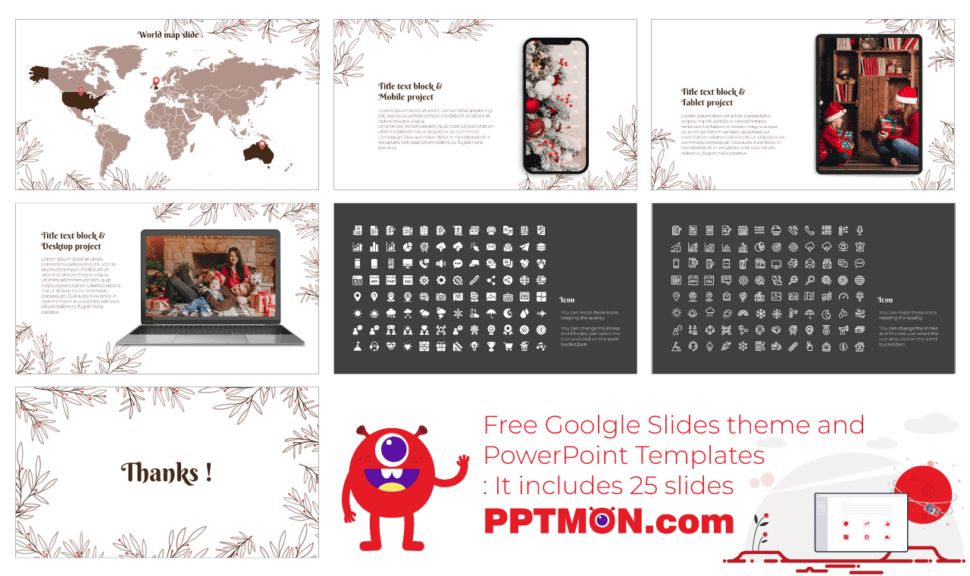 Christmas Workshop Free Google Slides PowerPoint Template
