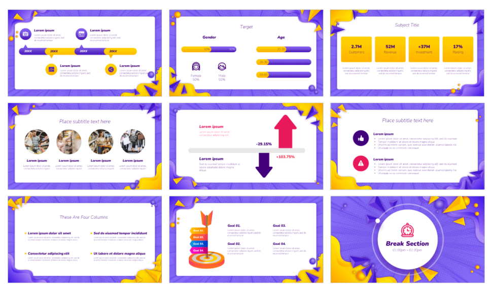 Clearance Sale Design Free Google Slides PowerPoint Template