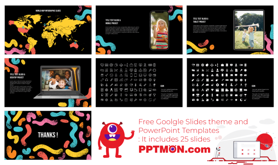 Squiggle Pattern Free Google Slides Theme PowerPoint Template