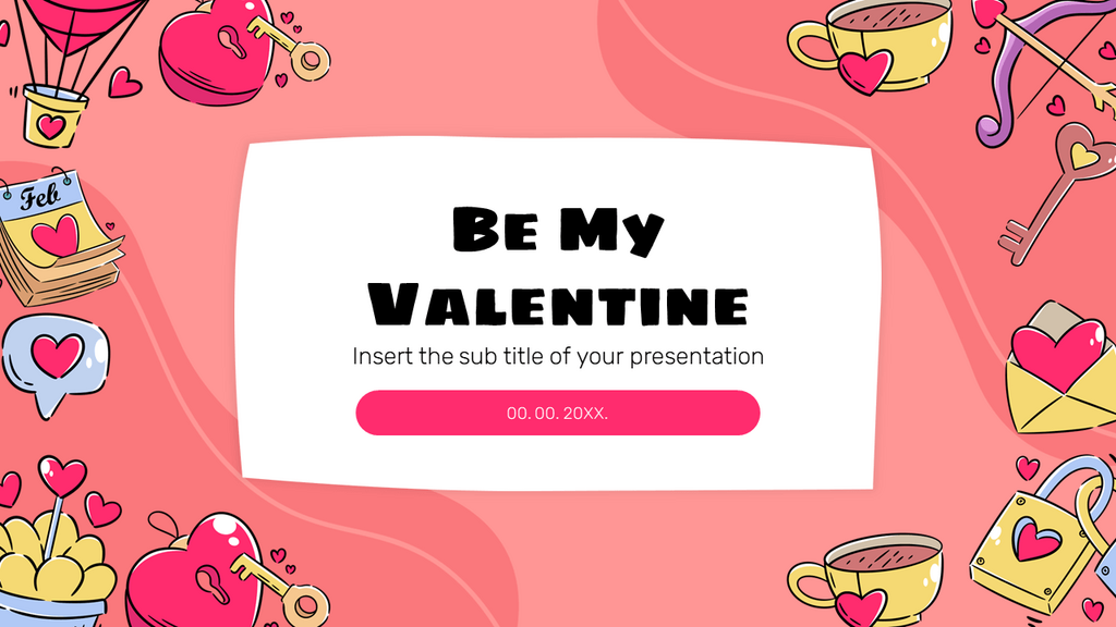 Be my valentine - Free Powerpoint templates and Google Slides themes