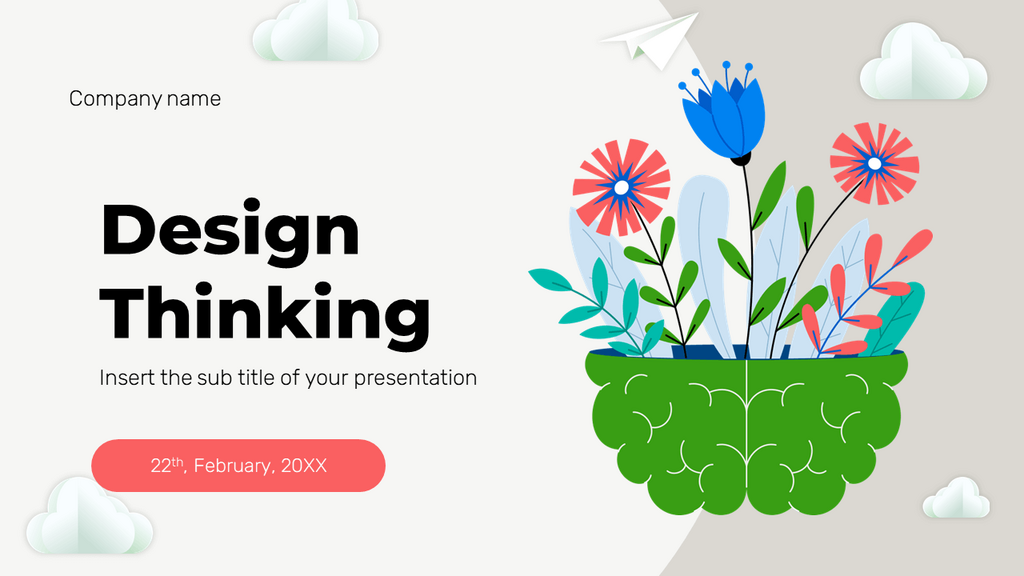Design Thinking - Free Powerpoint templates and Google Slides themes