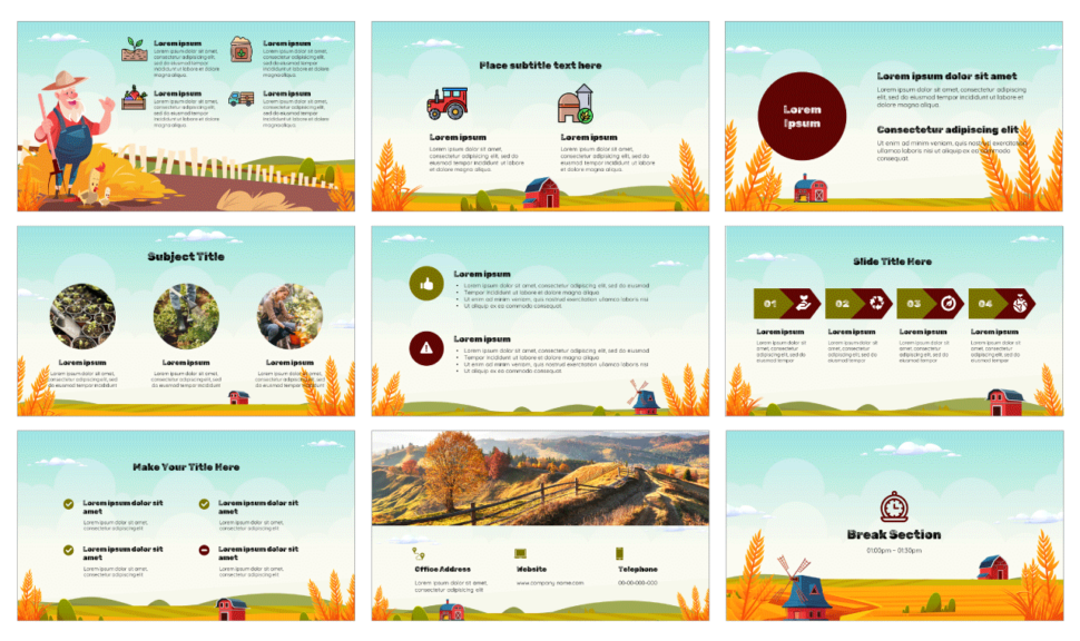 Farm MK Campaign Google Slides Themes PowerPoint Templates
