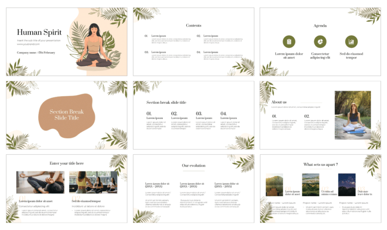 Human Spirit Free Google Slides Theme and PowerPoint Template