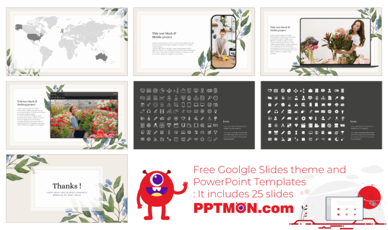 Positive Mental Attitude Google Slides PowerPoint Template