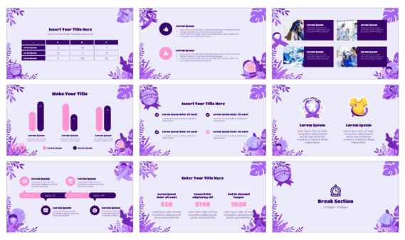 World Cancer Day Design Google Slides PowerPoint Templates