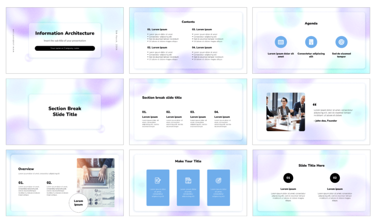 Information Architecture Free Google Slides PowerPoint Template