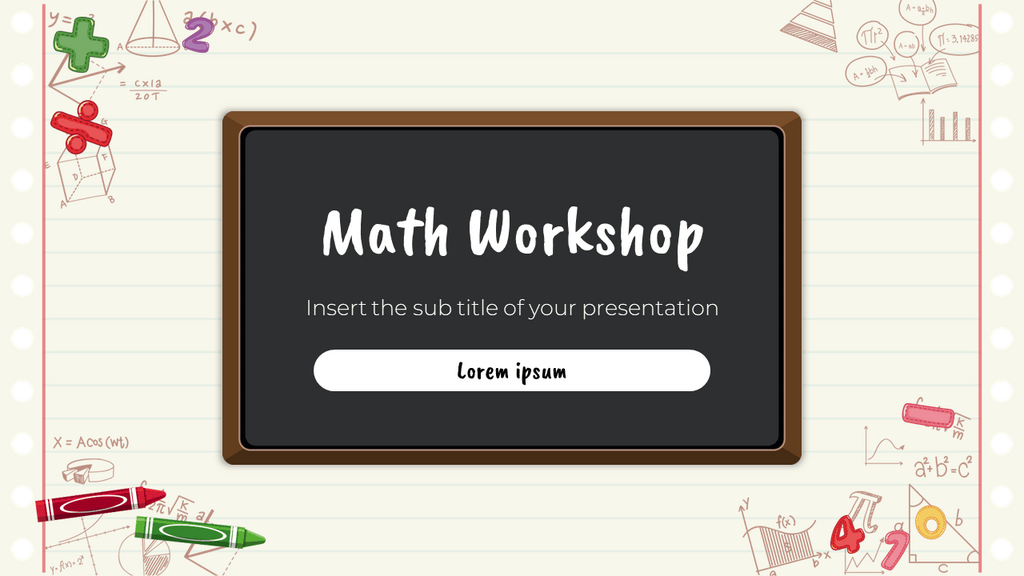 Math - Free Powerpoint templates and Google Slides themes