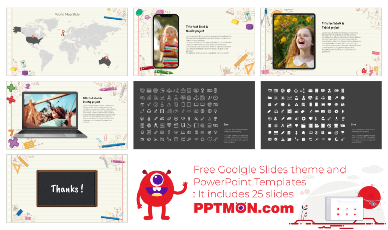 Math Education Workshop Google Slides PowerPoint Templates