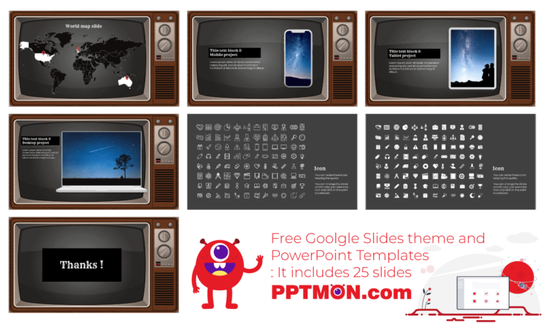 Retro Television Free Google Slides Themes PowerPoint Templates