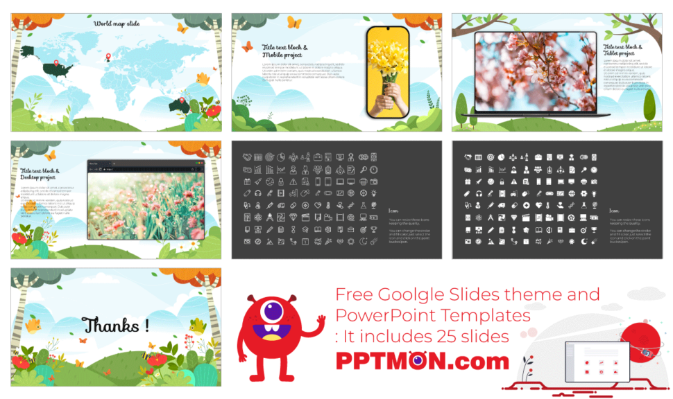 Welcome Spring Free Google Slides Theme PowerPoint Template
