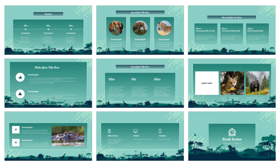 World Wildlife Day Google Slides Theme PowerPoint Template
