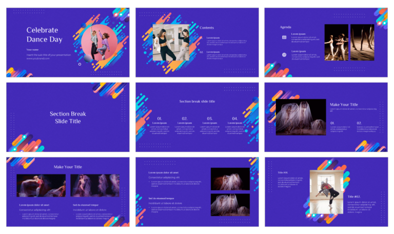 Celebrate Dance Day Free Google Slides PowerPoint Template