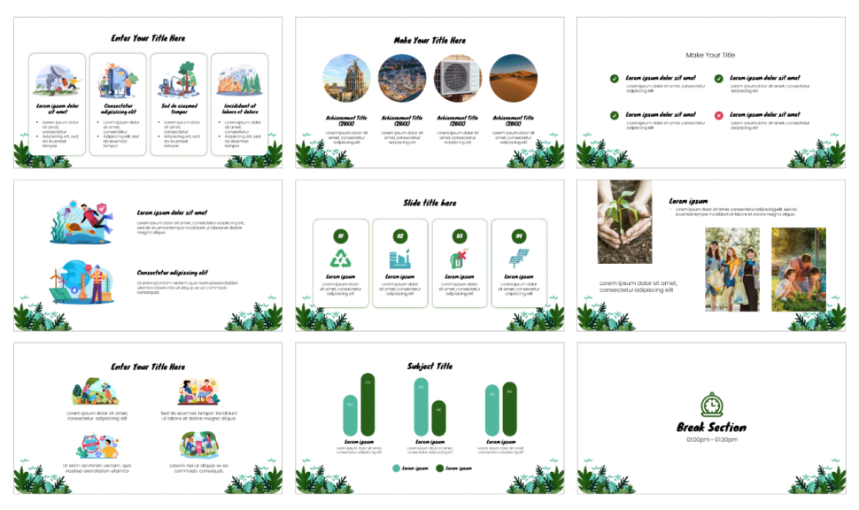 Environmental Issues Google Slides Theme PowerPoint Template