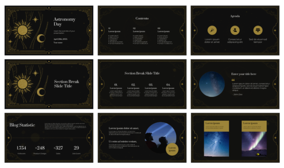 International Astronomy Day Google Slides PowerPoint Template