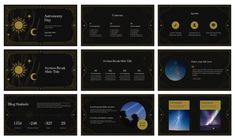 International Astronomy Day Google Slides PowerPoint Template