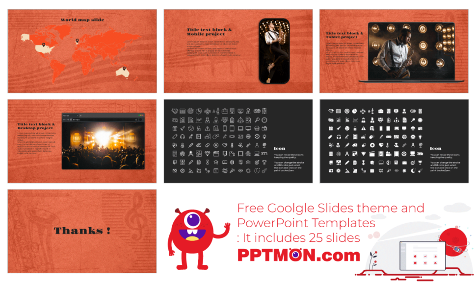 International Jazz Day Free Google Slides PowerPoint Template